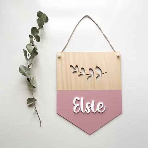 Personalised Name Plaque - Banner Style – Bandicute