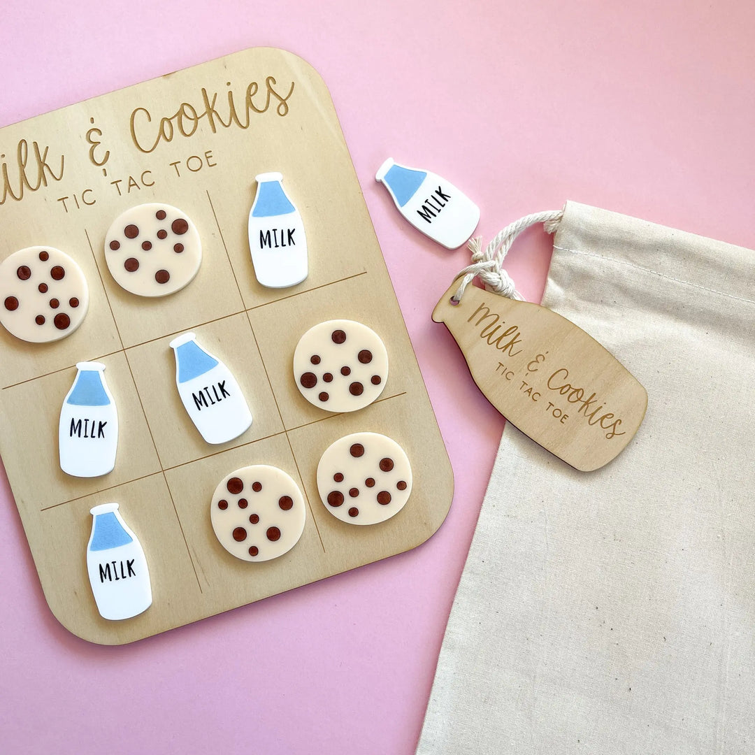 Christmas Tic-Tac-Toe - Milk and Cookies – Bandicute