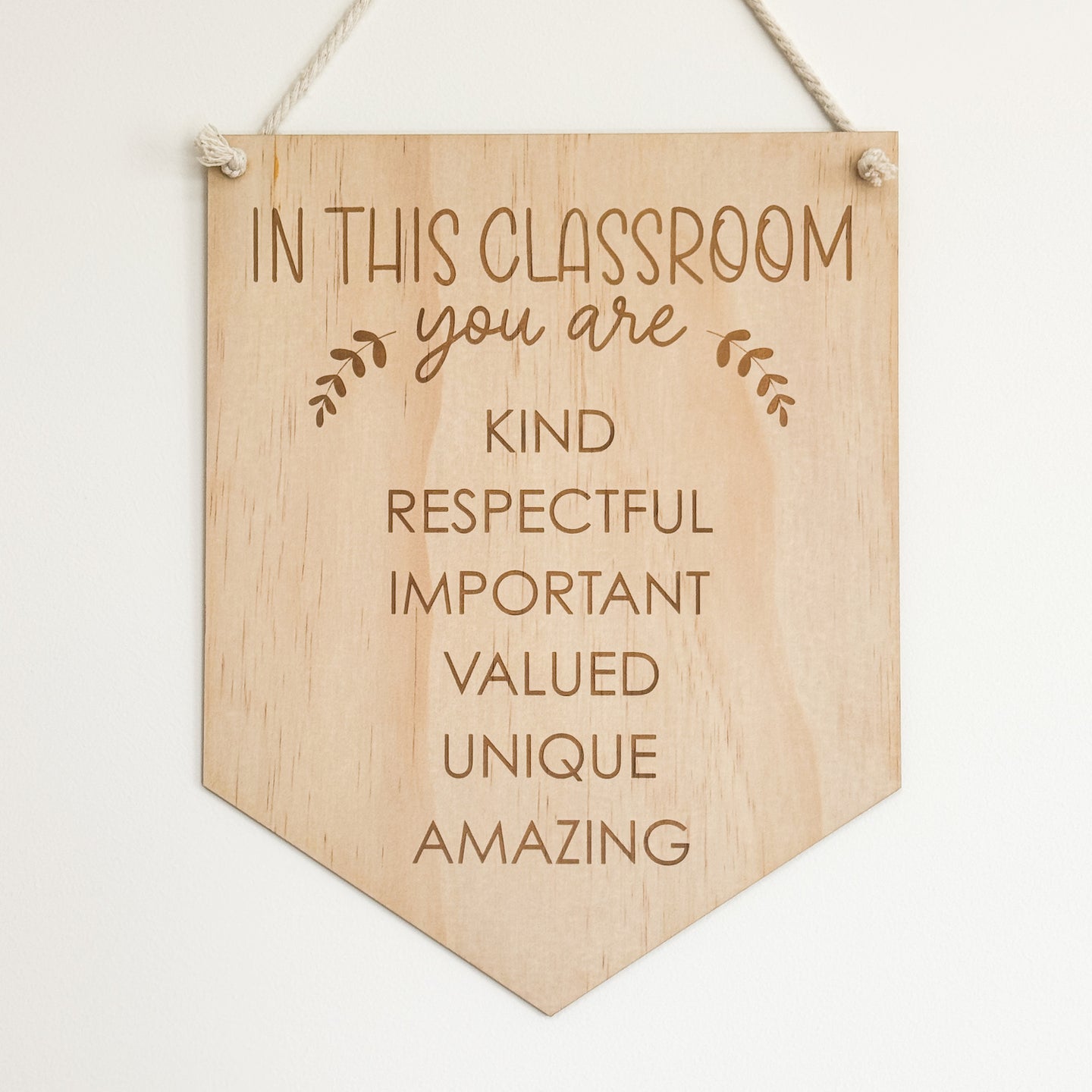 Teacher Classroom Plaque - Positive Affirmation Sign – Bandicute